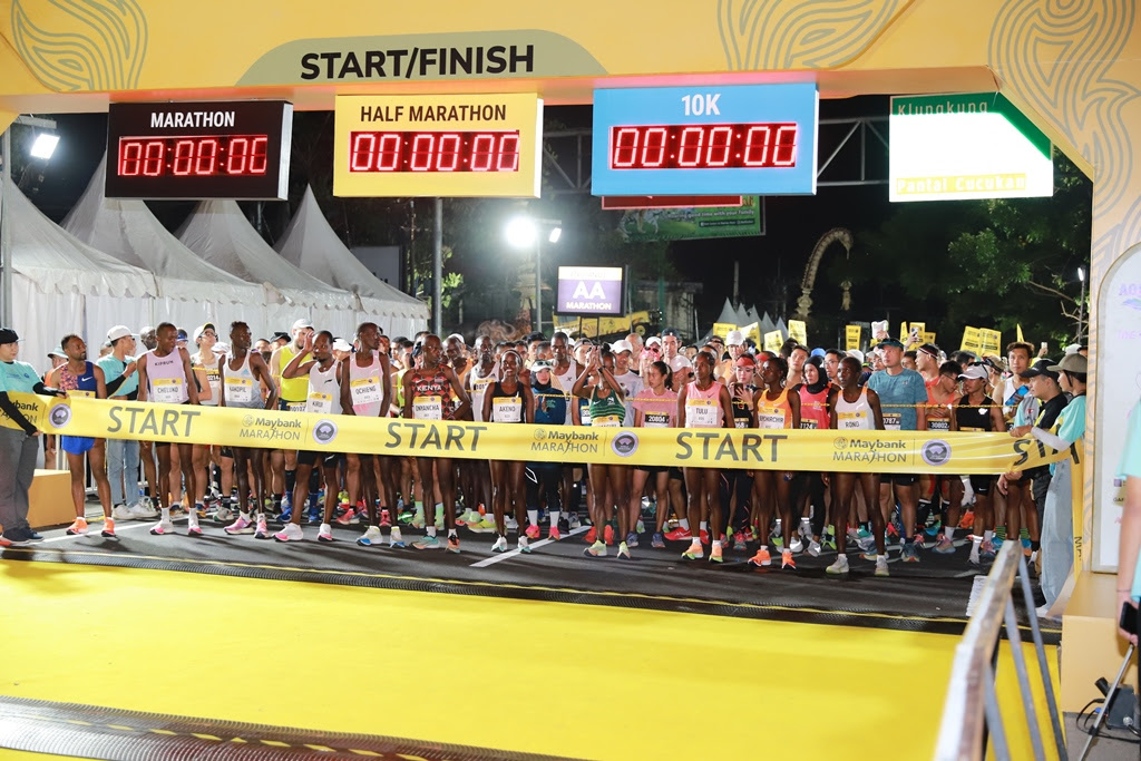 Pelari dari 50 Negara Ramaikan Maybank Marathon 2023 di Bali ...